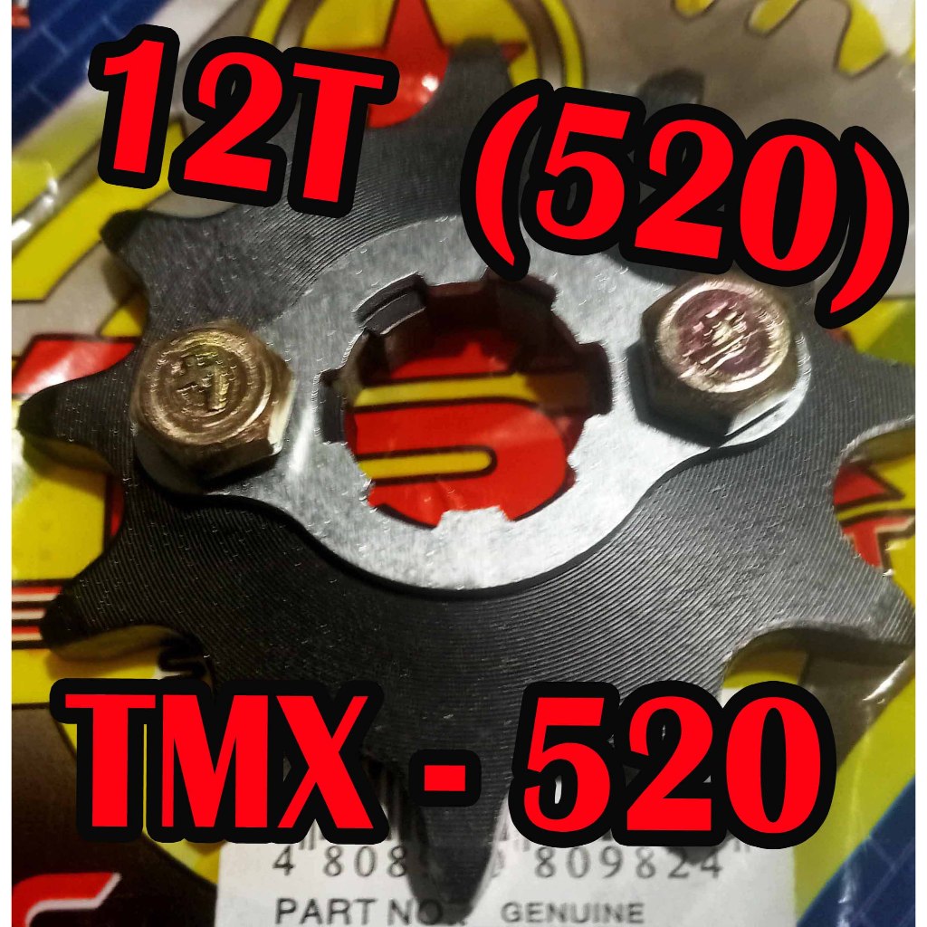 Engine Sprocket 12T ( 520 ) for TMX150 Supremo, RS150, Gixxer ...