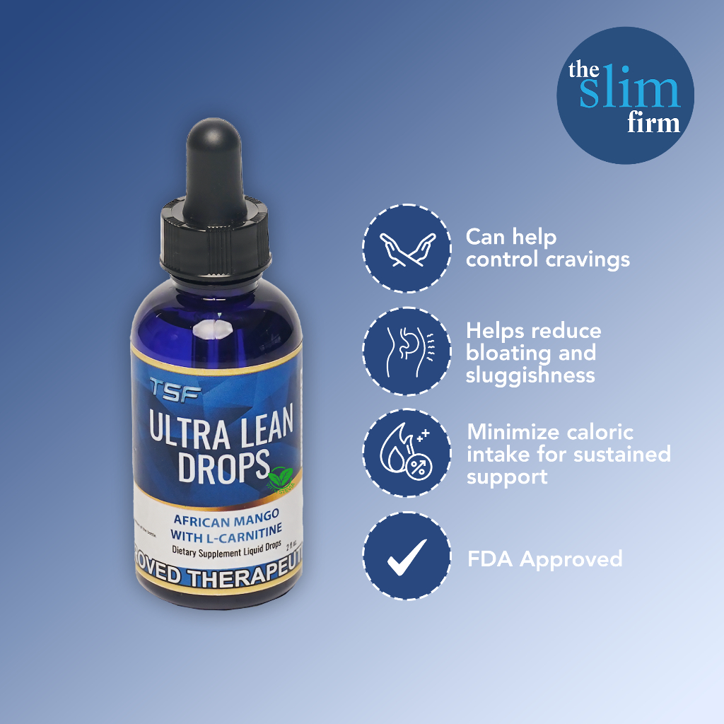 TSF Ultra Lean HCG Drops - 30-Day Supply (2oz Glass Bottle) with Stevia ...