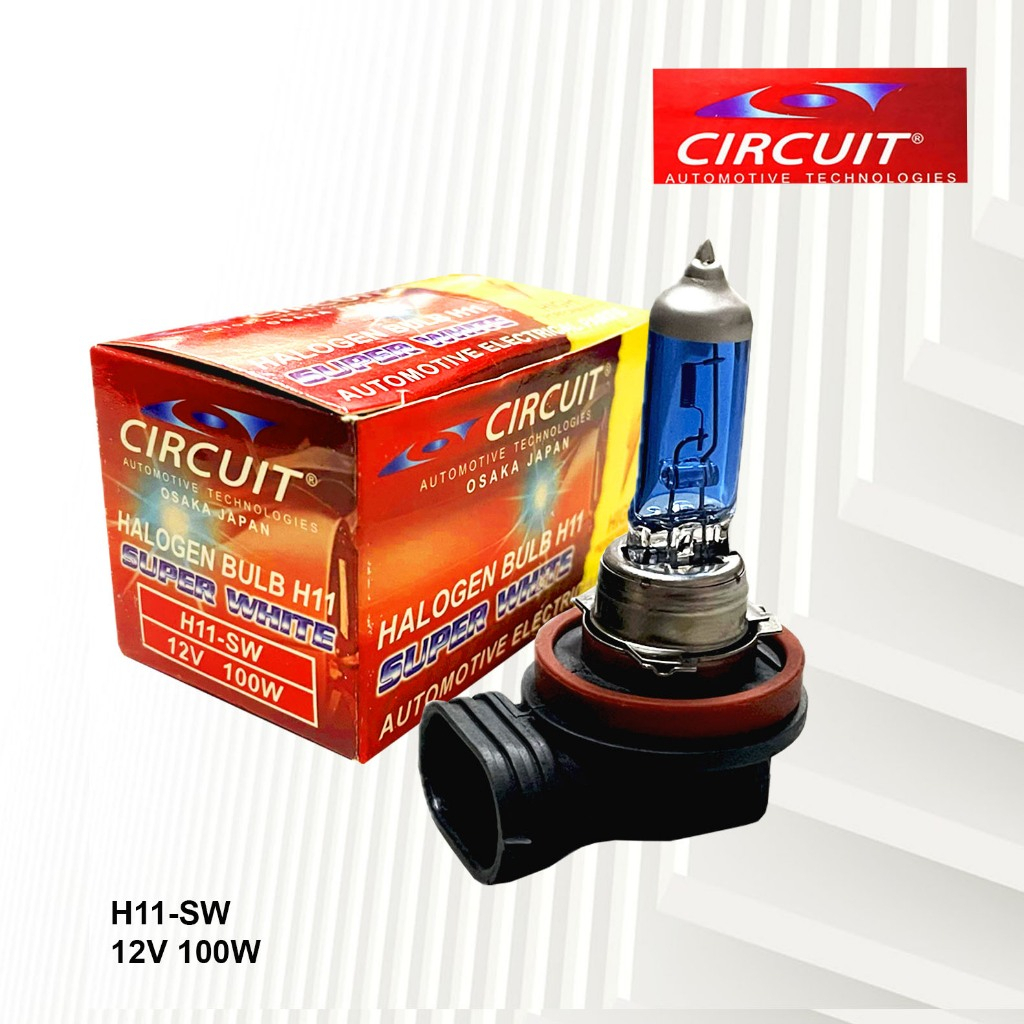 Halogen Bulb H11 12v/100w 12v/55w Superwhite CIRCUIT | Shopee Philippines