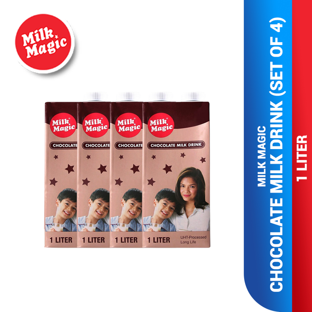Milk Magic - Chocolate Milk 1 Liter (Set of 4) - Expiry Date: April 30 ...