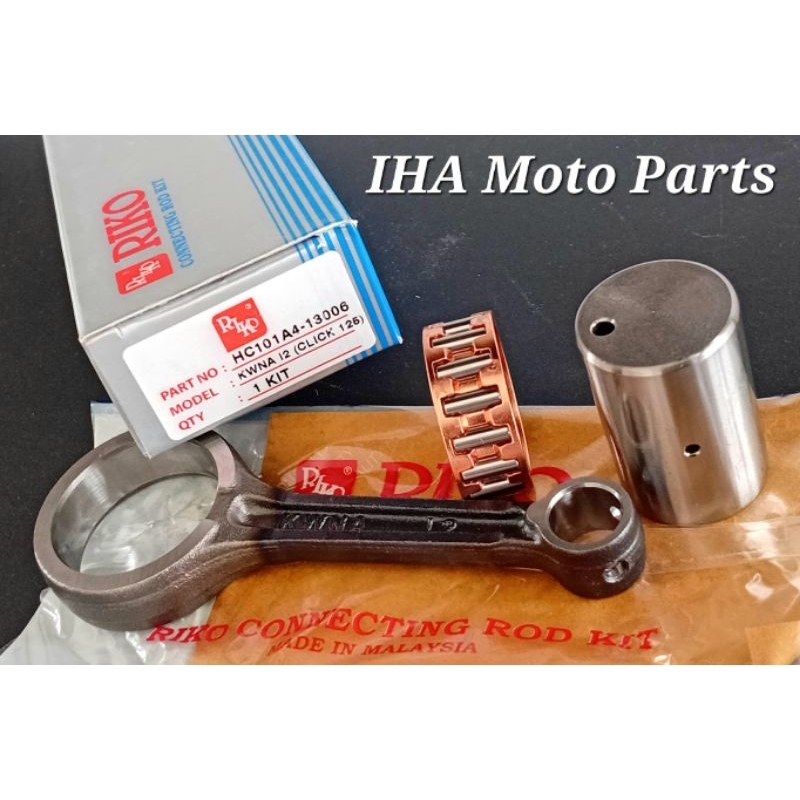 Connecting Rod Kit Click i 125, Click 125i (V1/V2) "RIKO Made in Malaysia" (KWNA I2 code ...