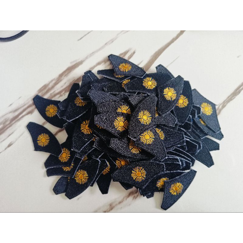 bfp ranggo rank patch dress blue & goa Sold by Pair | Shopee Philippines