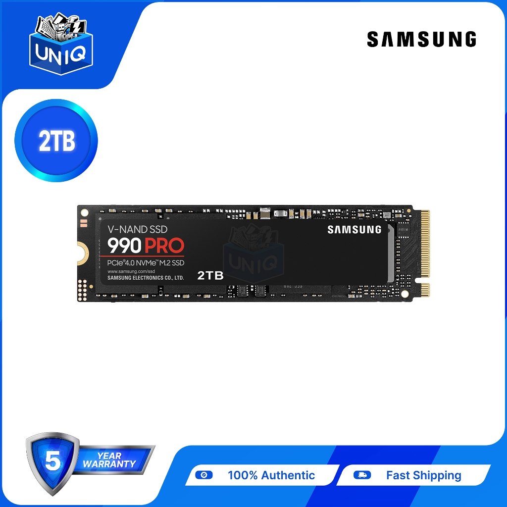 Samsung 2TB NVMe M.2 Internal Solid State Drive, 990 PRO, Up to 7,450 / ...