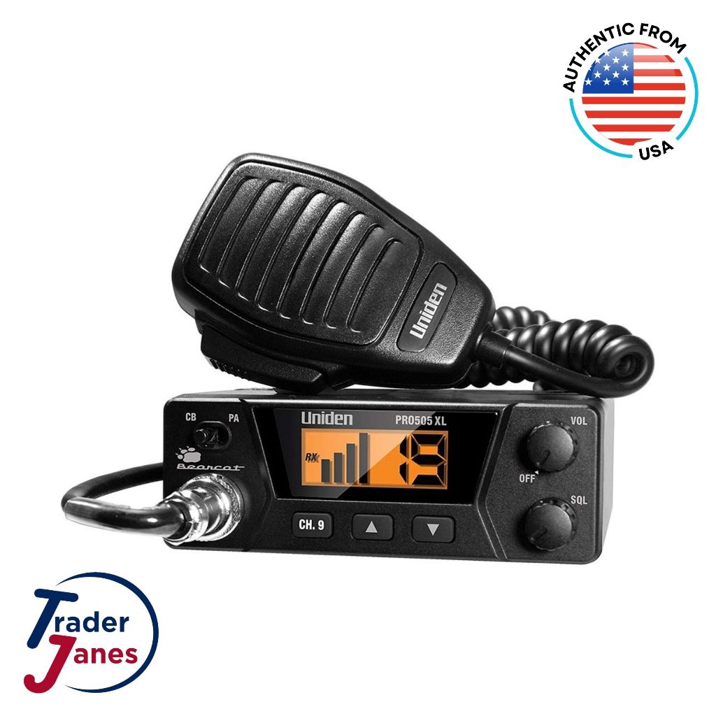 Uniden PRO505XL 40-Channel CB Radio, Pro-Series, Compact Design ...