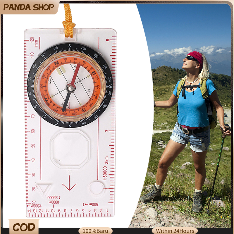 Survival Orienteering Compass Scout Camping Hiking Magnifying Scale ...