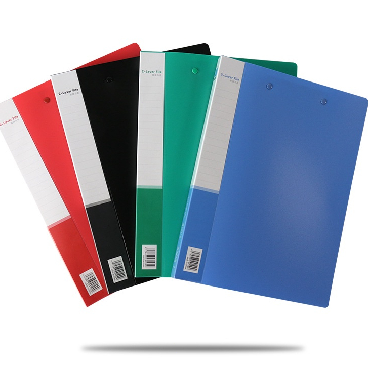 Classic Plastic Folder Single Double Clips File Folder File Clipboard ...