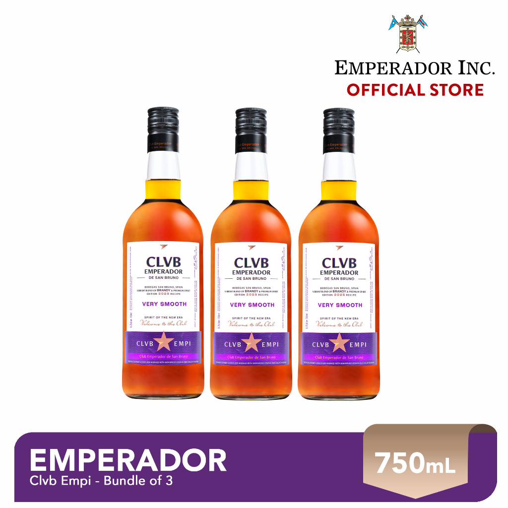 CLVB EMPI Brandy 750ml Bundle of 3 | Shopee Philippines