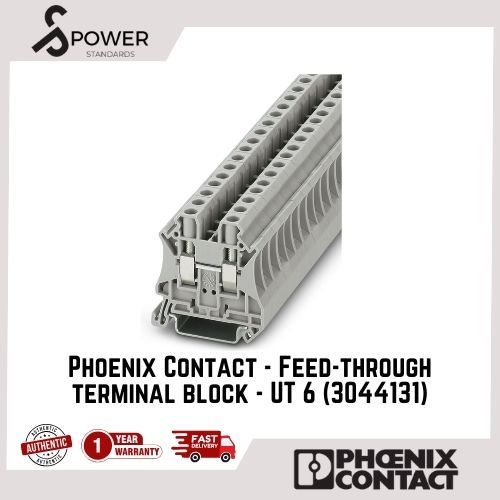 Phoenix Contact Feed-through terminal block - UT 6 (3044131) | Shopee ...