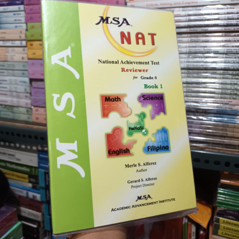 NAT ( NATIONAL ACHIEVEMENT TEST REVIEWER FORGRADE 6 ) BOOK 1 | Shopee ...