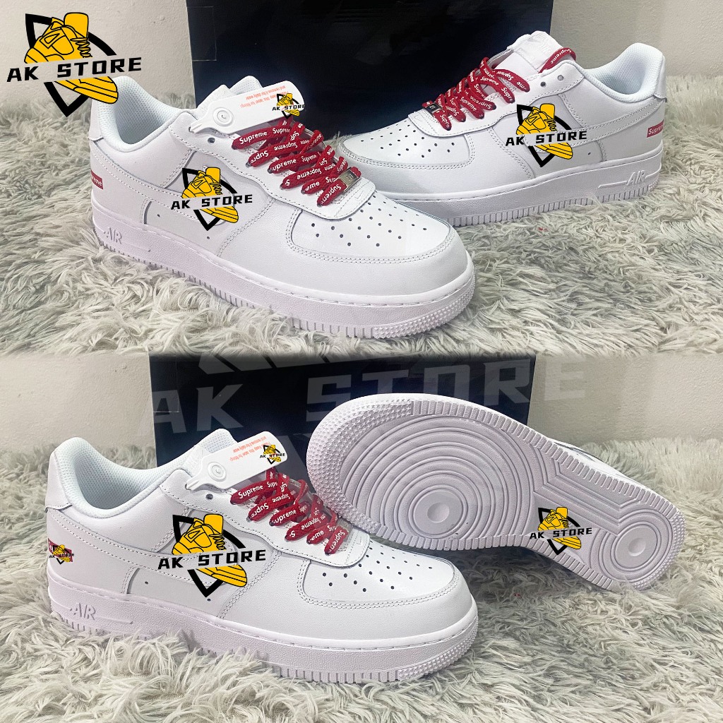 AK-Sports Actural Photo Süprēm3 X Af1 Lowcut Men's Sneakers White ...