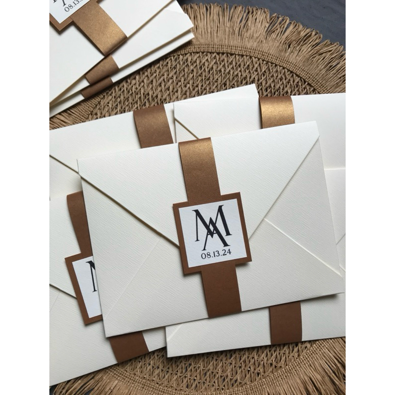 5R Premium Envelope with Belt for Wedding Invitations | Shopee Philippines