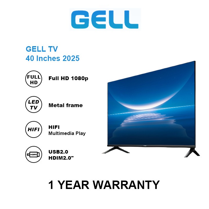 GELL 40 Inches Smart TV LED TV FHD TV 403 Inch Android TV Multiport ...