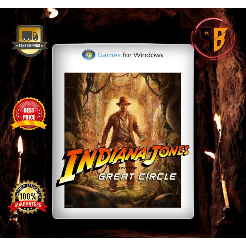 PC Laptop Video Game INDIANA JONES AND THE GREAT CIRCLE Premium Edition ...