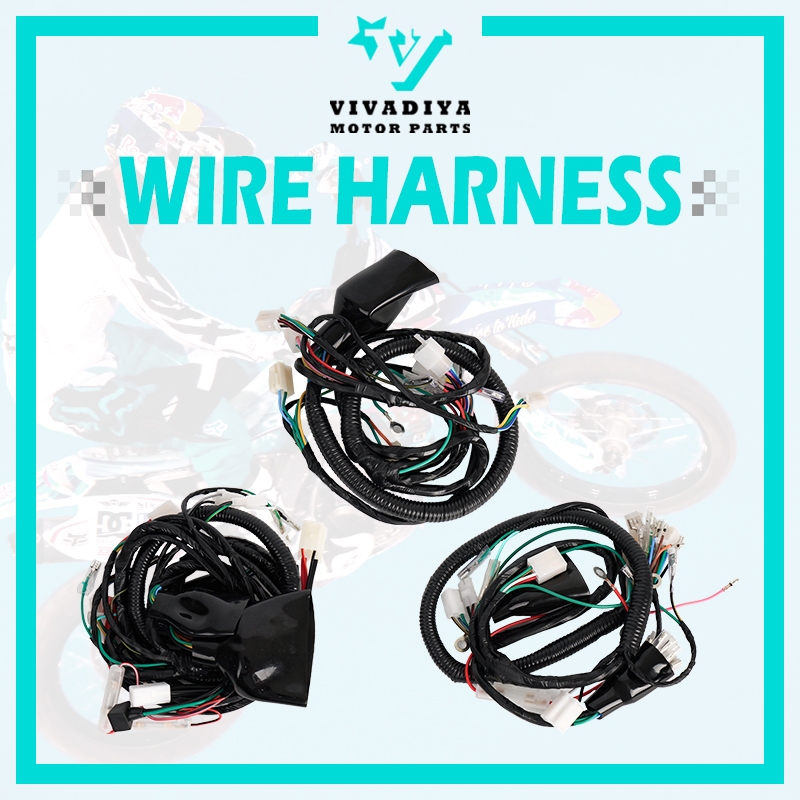 MOTORCYCLE WIRE HARNESS ASSY TMX155/WAVE125/XRM110/RS100/TC125/MIO ...