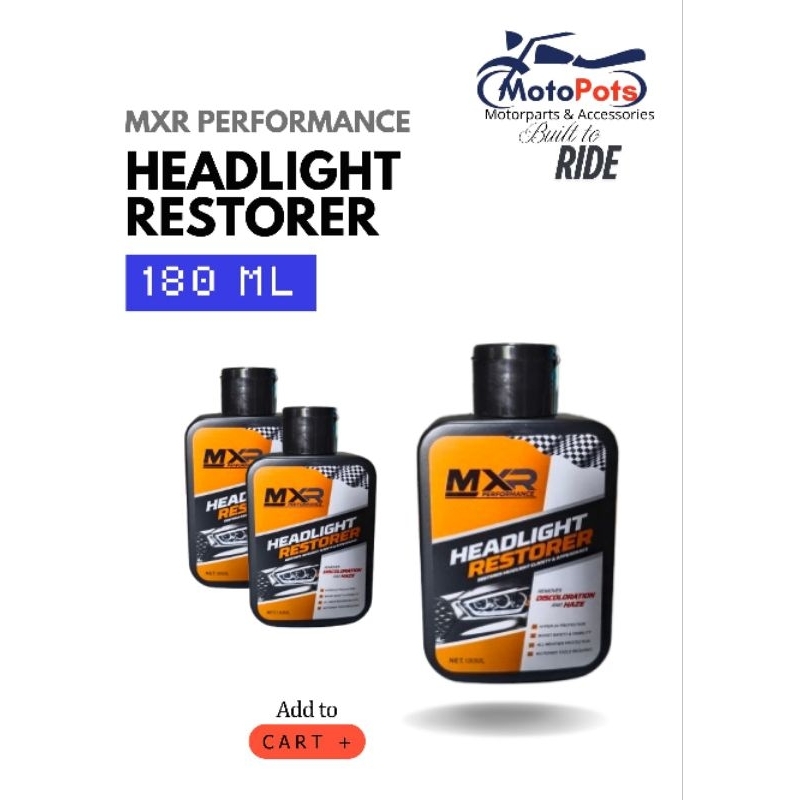 MXR Performance HEADLIGHT RESTORER( 180ml. ) | Shopee Philippines