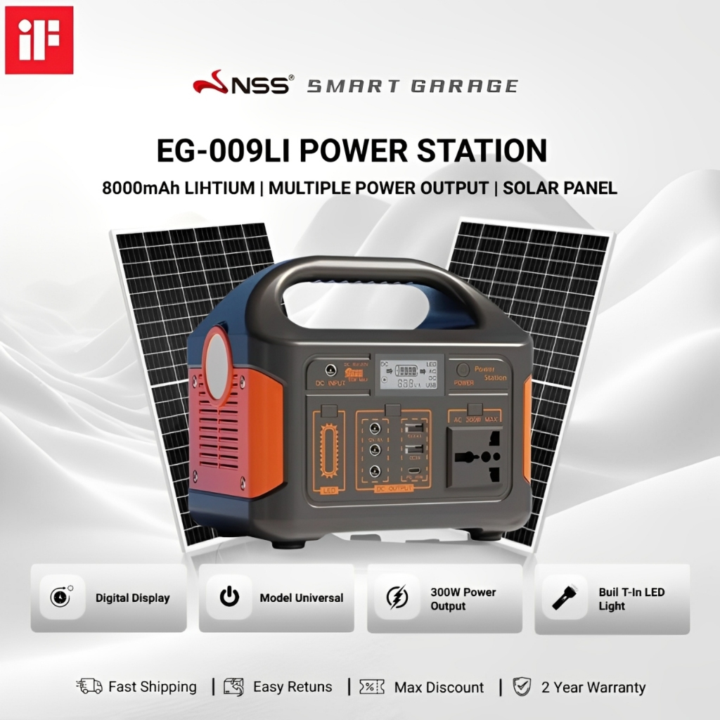 NSS Power Portable Power Station 300W Multi-Function PowerBank Big ...