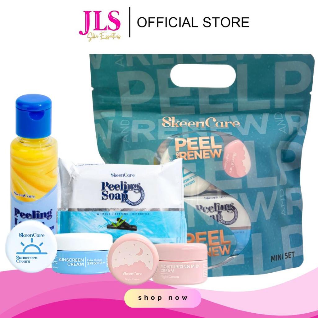 SKEENCARE 4in1 Peel & Renew Mini Set Skin Care Rejuvenating Set Anti ...