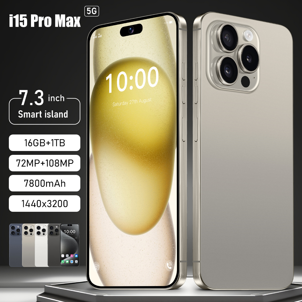 Cellphone Brand New i15 Pro Max 5Glegit 16GB+512GB HD Screen ...