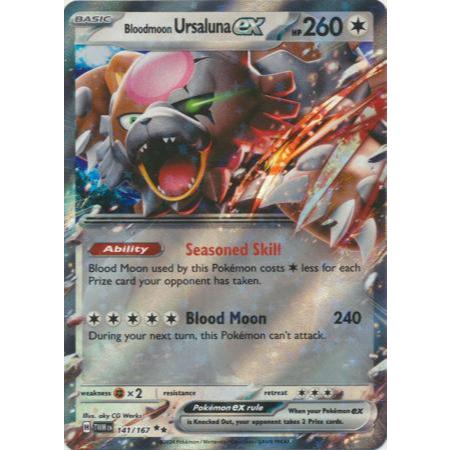 Bloodmoon Ursaluna ex - Ultra Rare - Twilight Masquerade - Pokemon ...
