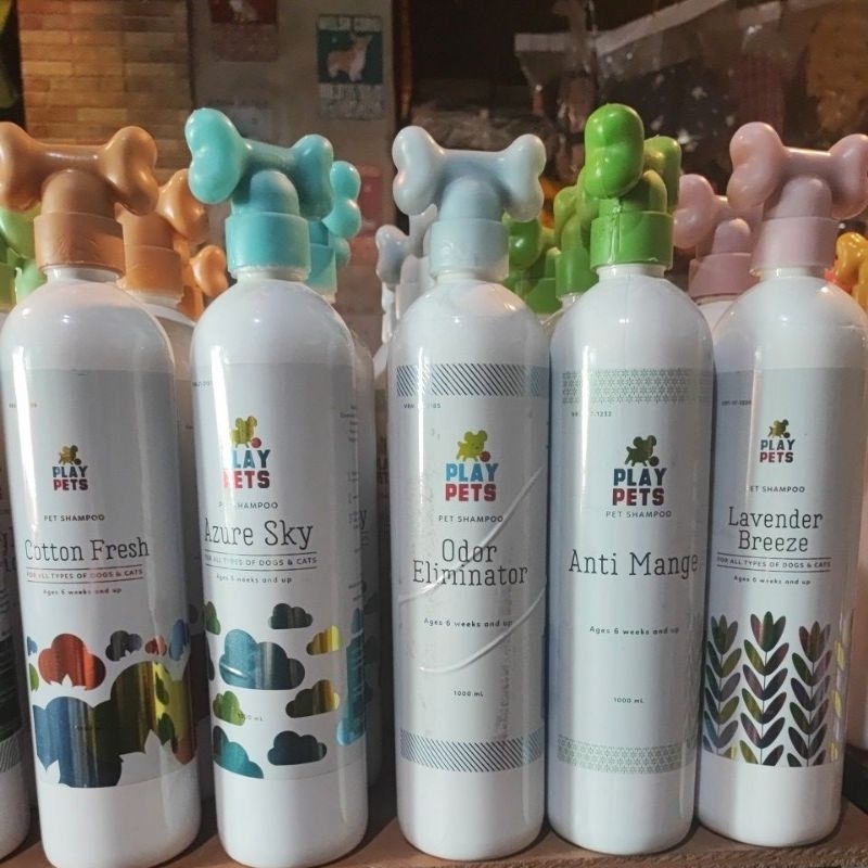 PLAY PETS: Pet Shampoo & Conditioner (250ml / 1L) for Dogs and Cats ...