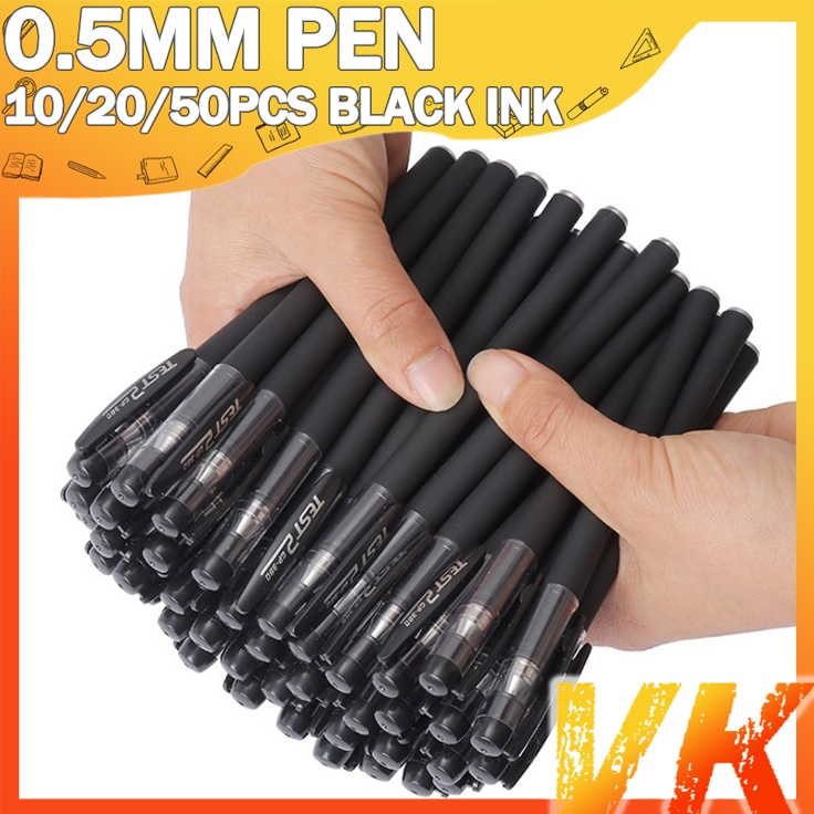 VK Wholesale Black Ink Ballpoint Pen Test Quick Drying Examen Ball Pens ...