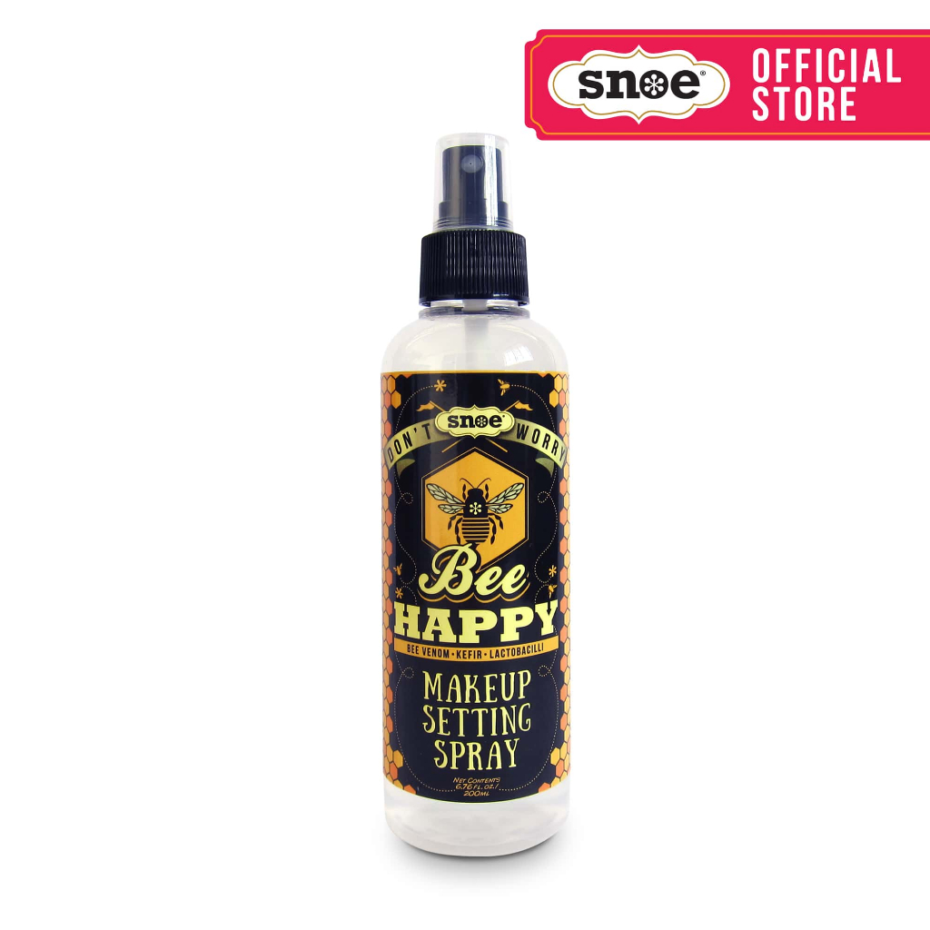 Snoe Beauty Don’t Worry Bee Happy Makeup Setting Spray 200 ml | Shopee ...