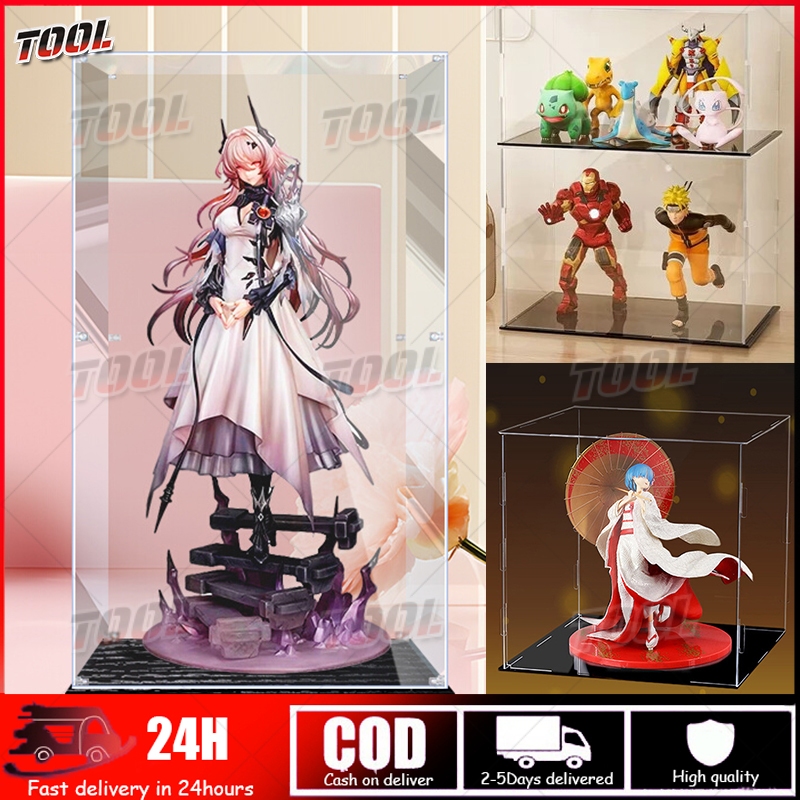 Action Figure Display Stand Dustproof Storage Box Popmart Blind Box ...