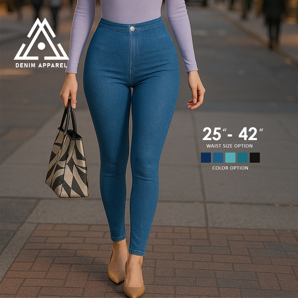 DNMAPRL : High Waist Pants Joni Jeans Skinny 4 Colors Fashionable Comfortable and Stretchable ...