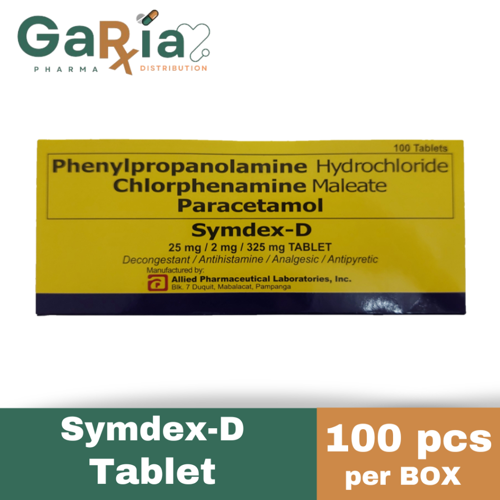 Symdex-D Tablet 100pcs per box | Shopee Philippines