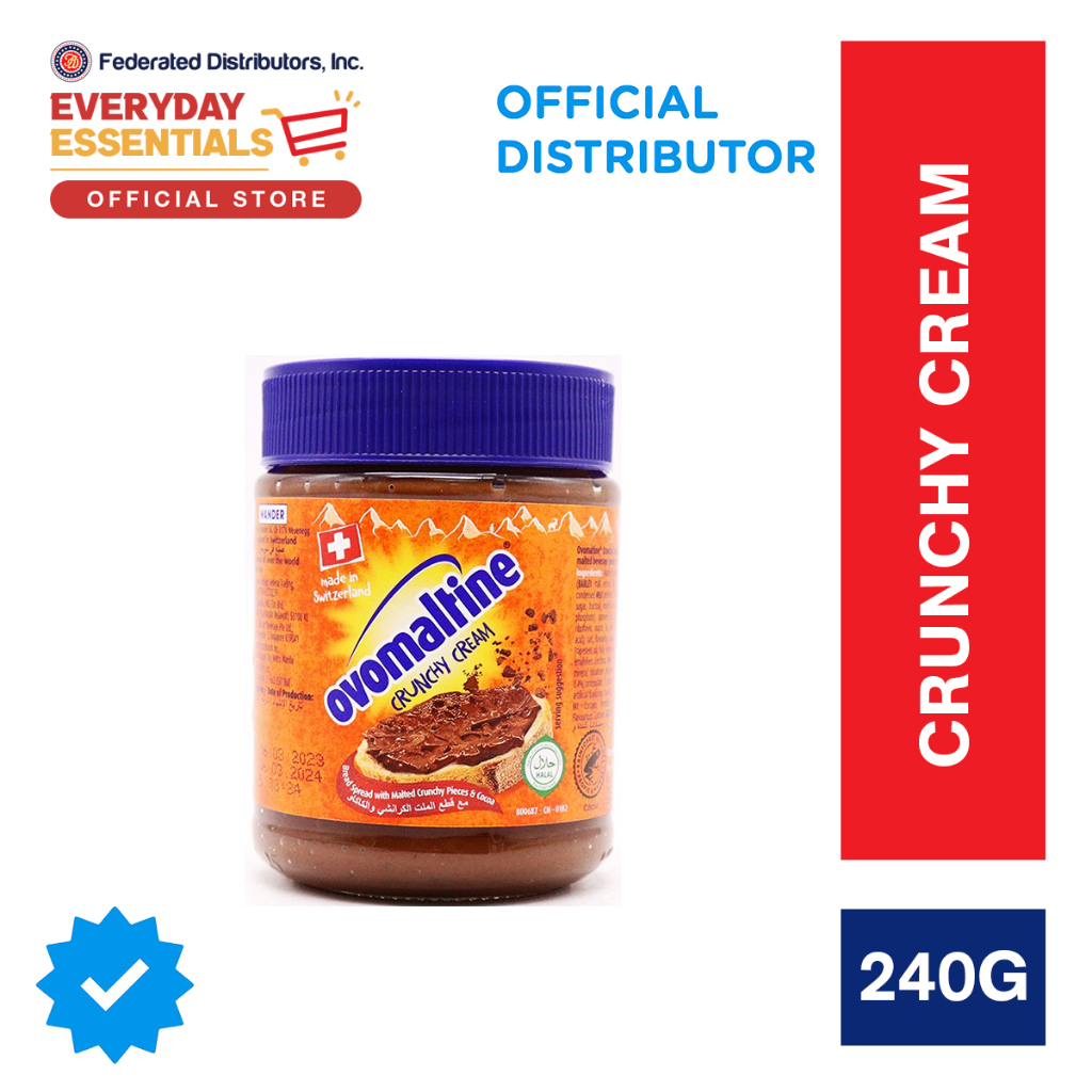 Ovomaltine Crunchy Cream 240g | Shopee Philippines