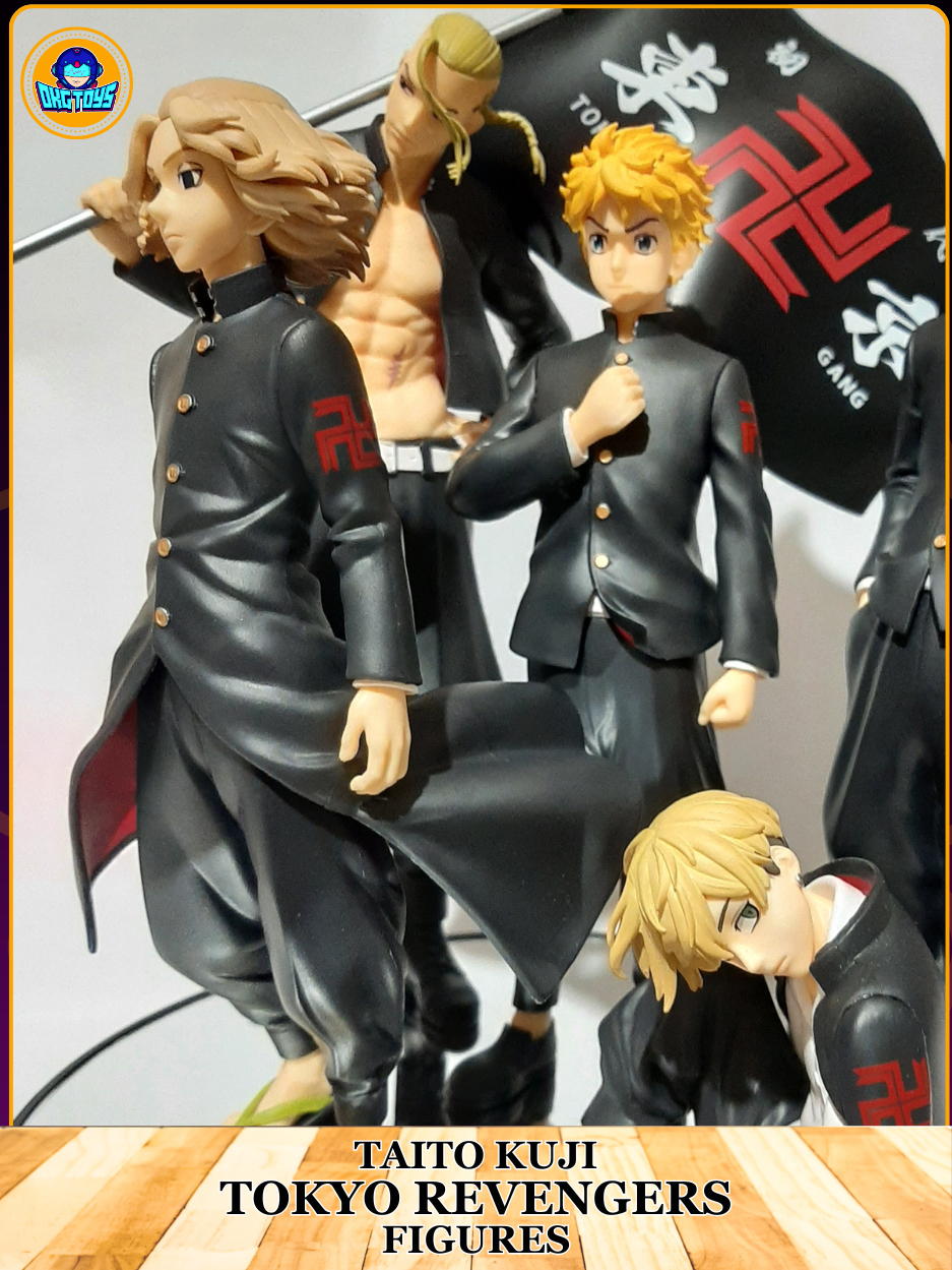 TAITO KUJI TOKYO REVENGERS - MIKEY - DRAKEN - TAKEMICHI - FIGURE ...