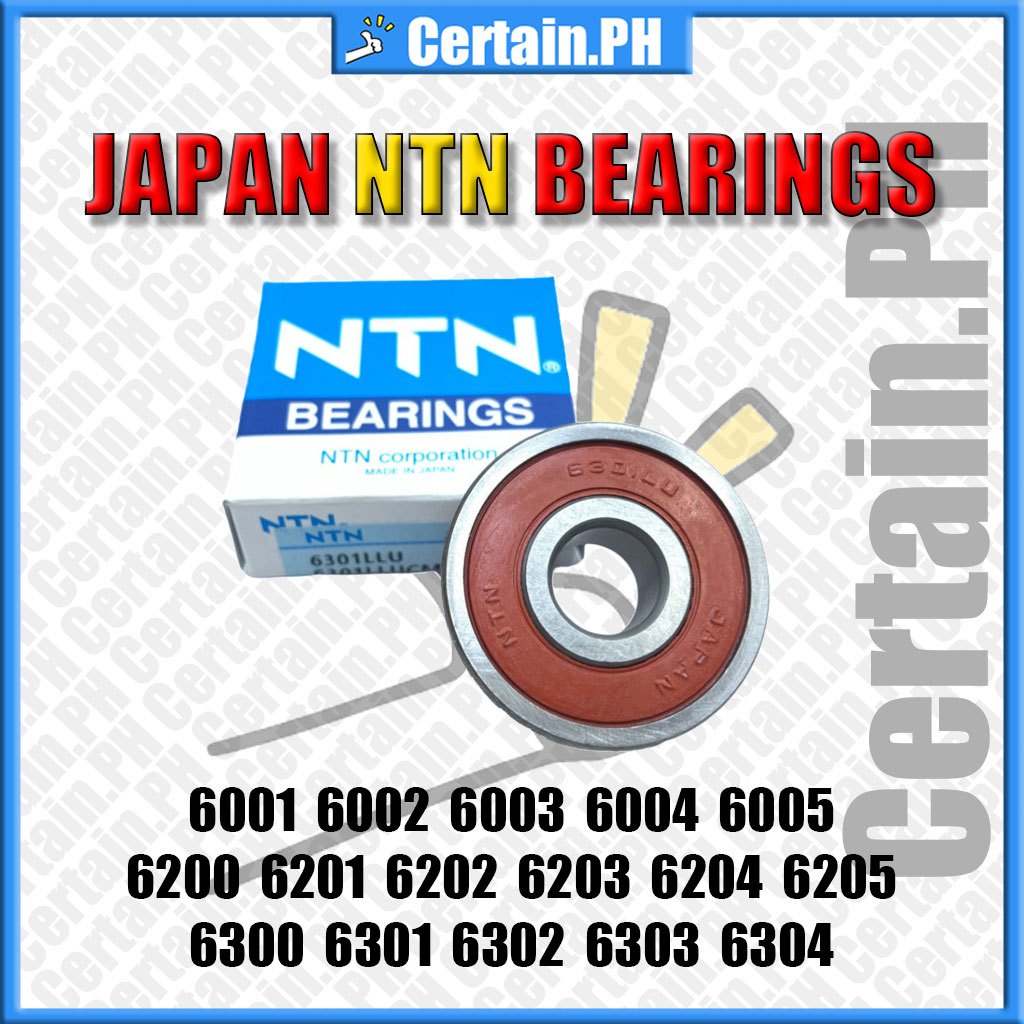 NTN Bearings JAPAN 2RS All size 6001/6005/6201/6202/6203/6204/6205/6300 ...