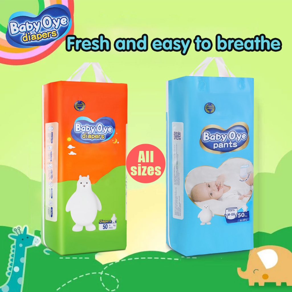 Babyoye Korean Baby Disposable diaper for baby Pants/TAPE diapers Baby ...