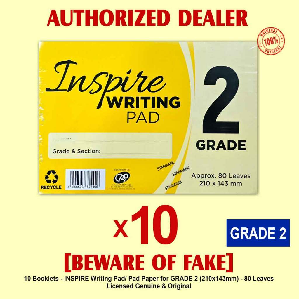 Shop grade 2 pad paper for Sale on Shopee Philippines