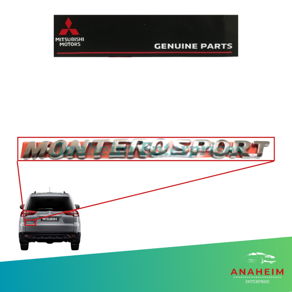 Mitsubishi Montero 2008-2015 Emblem - MONTEROSPORT | Shopee Philippines
