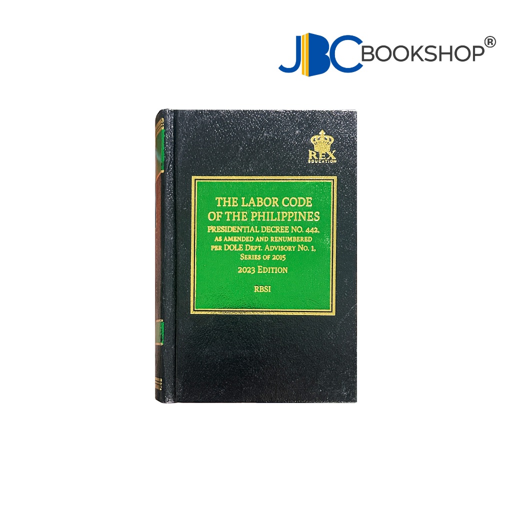 Labor Code of the Philippines (Pocket-Codal) (2023 Edition) 2023 HB by ...