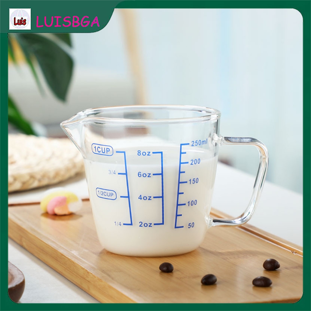250ml Glass Measuring Cup Precision Scale Liquid Measuring Cup | Shopee ...