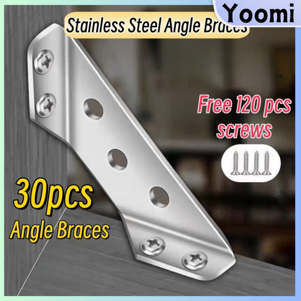 Metal Trapeziform Angle Bracket for Shelves Stainless Steel Furniture ...