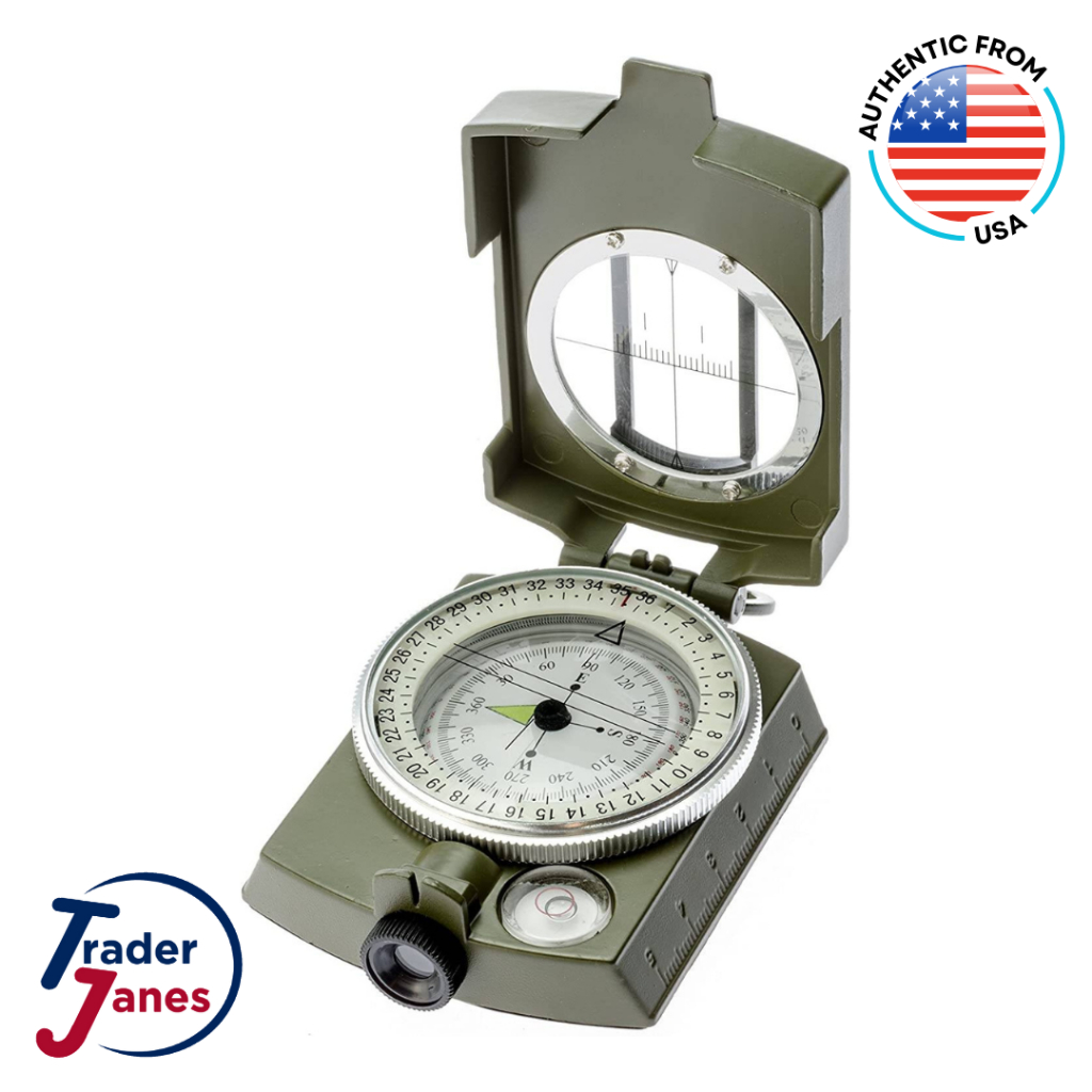 SE Military Lensatic and Prismatic Sighting Survival Emergency Compass ...