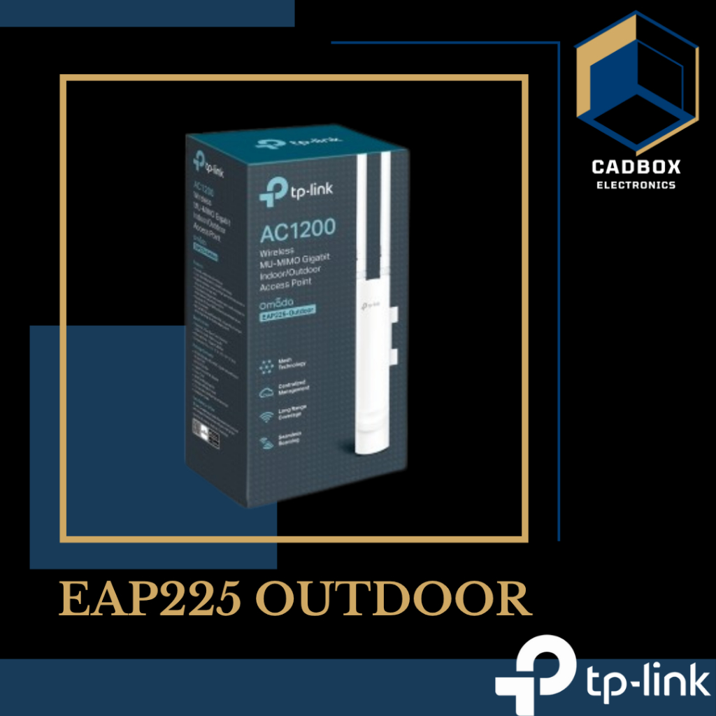 TP-Link EAP225 Outdoor AC1200 Wireless MU-MIMO Gigabit Indoor/Outdoor ...