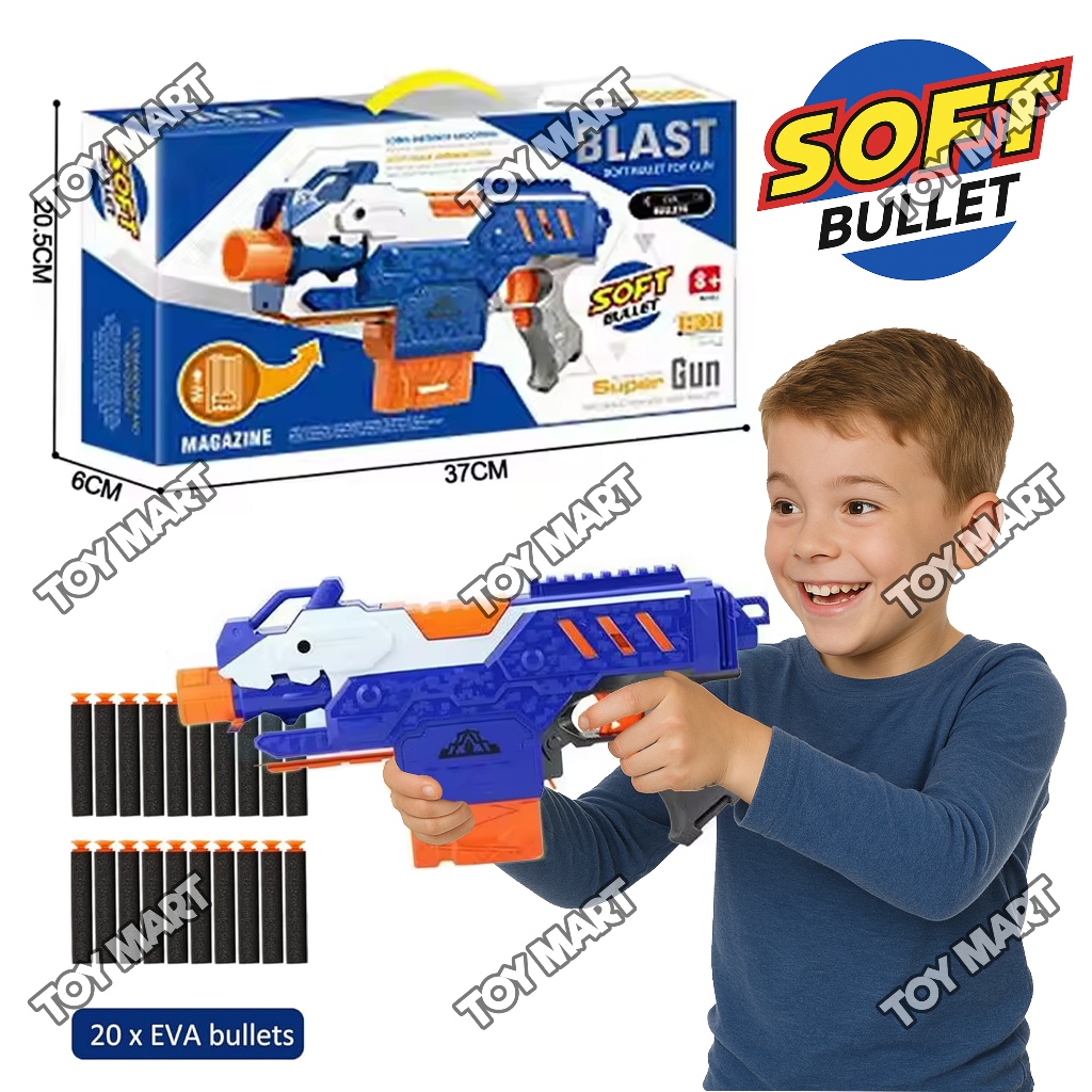 Stryfe NF Toy Blaster Automatic Style EVA Dart Blaster with Magazine ...