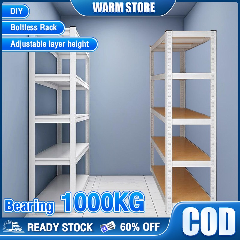 All Metal Rack 6 Layer Adjustable Steel Rack Heavy Duty Stainless Shelf ...