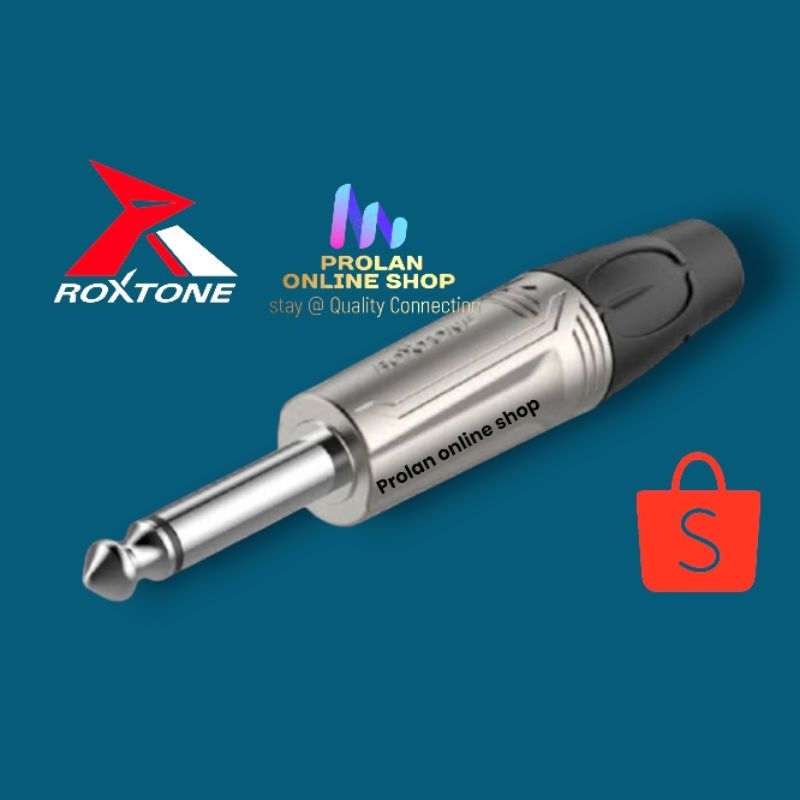 Roxtone RJ2PNN / J2NN 6.3mm PL jack Mono | Shopee Philippines