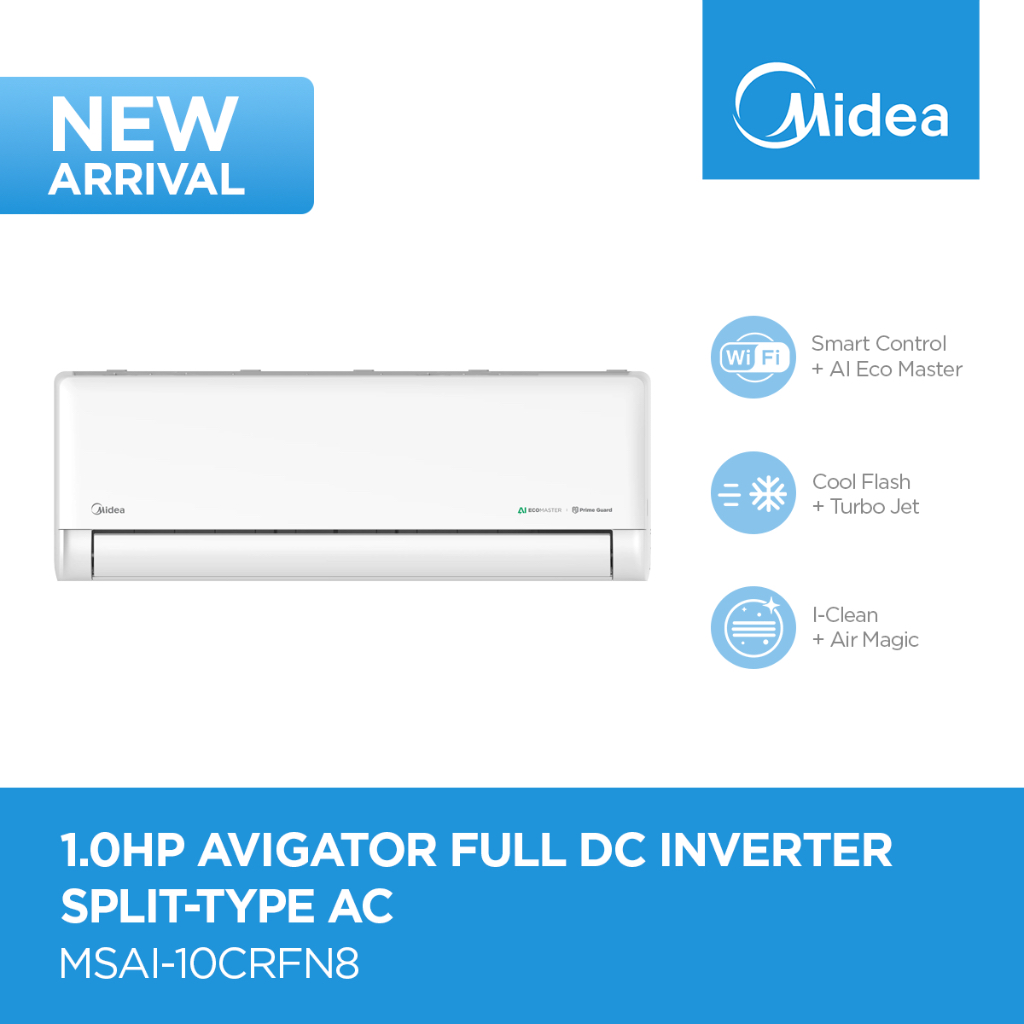[NEW] Midea Avigator Full DC Inverter Split-Type Air-Conditioner ...