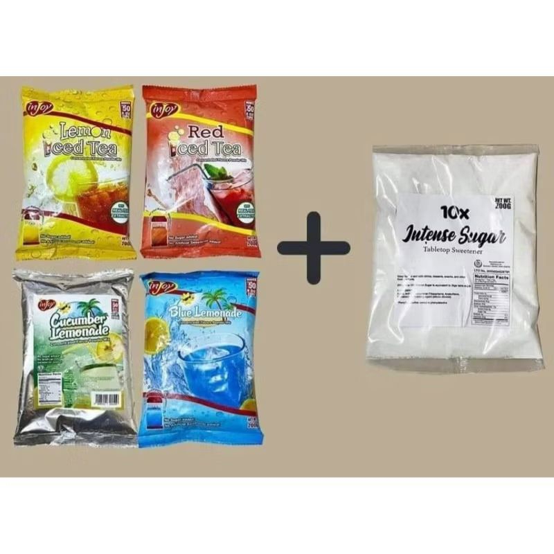 INJOY PALAMIG Cucumber, sagot gulaman,lemon iced tea and blue lemonade ...