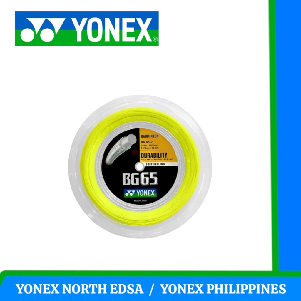 Yonex BG 65 Badminton Strings PRE-CUT ONLY (NO PACKAGING ) | Shopee ...