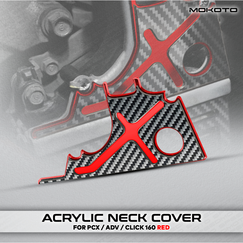 MOKOTO PCX 160 / ADV 160 / CLICK 160 ACRYLIC RADIATOR NECK COVER HYDRO ...