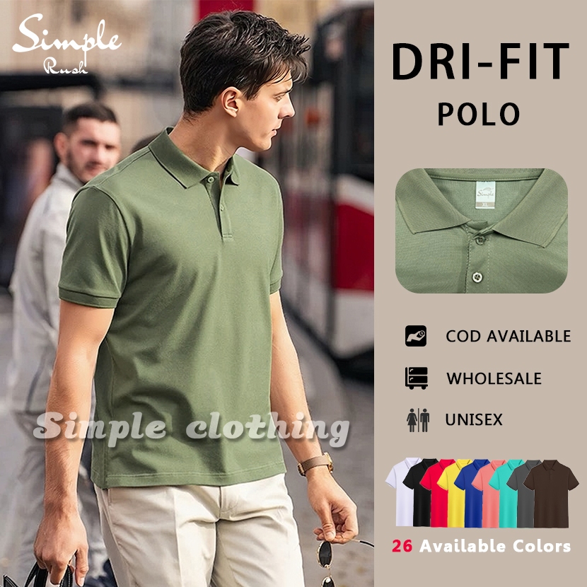 Unisex Dri-Fit Plain Polo Shirt SAGE GREEN Quick Dry Lightweight Casual ...