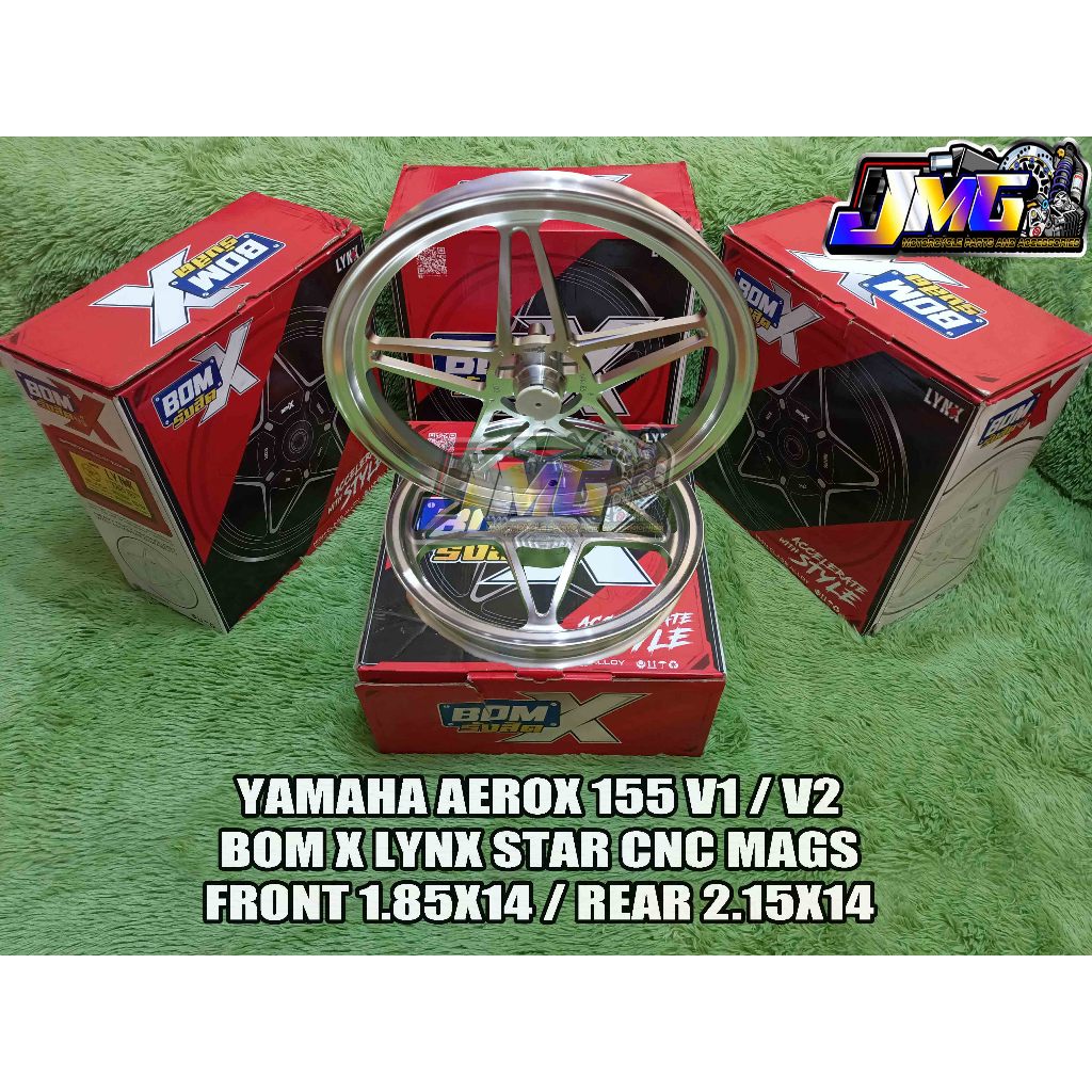 YAMAHA AEROX 155 V1/ AEROX 155 V2 BOM X RANGSIT LYNX STAR CNC MAGS ...