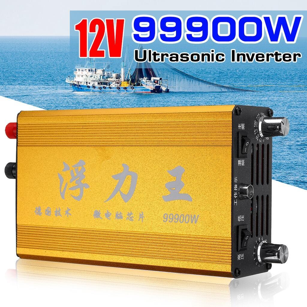 DC 12V 99900W Ultrasonic Inverter Electric Fishing Fish Finder For ...